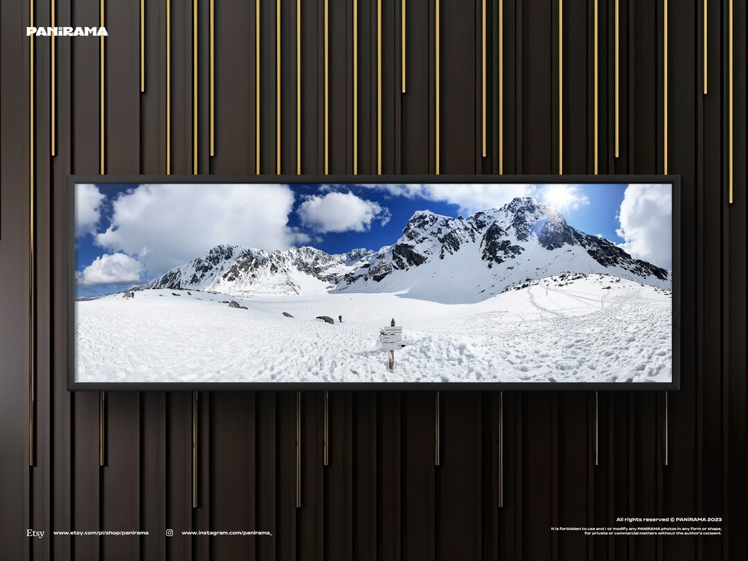 Extra Large Panorama. Tatra Mountains Poland. Digital PRINT - Etsy