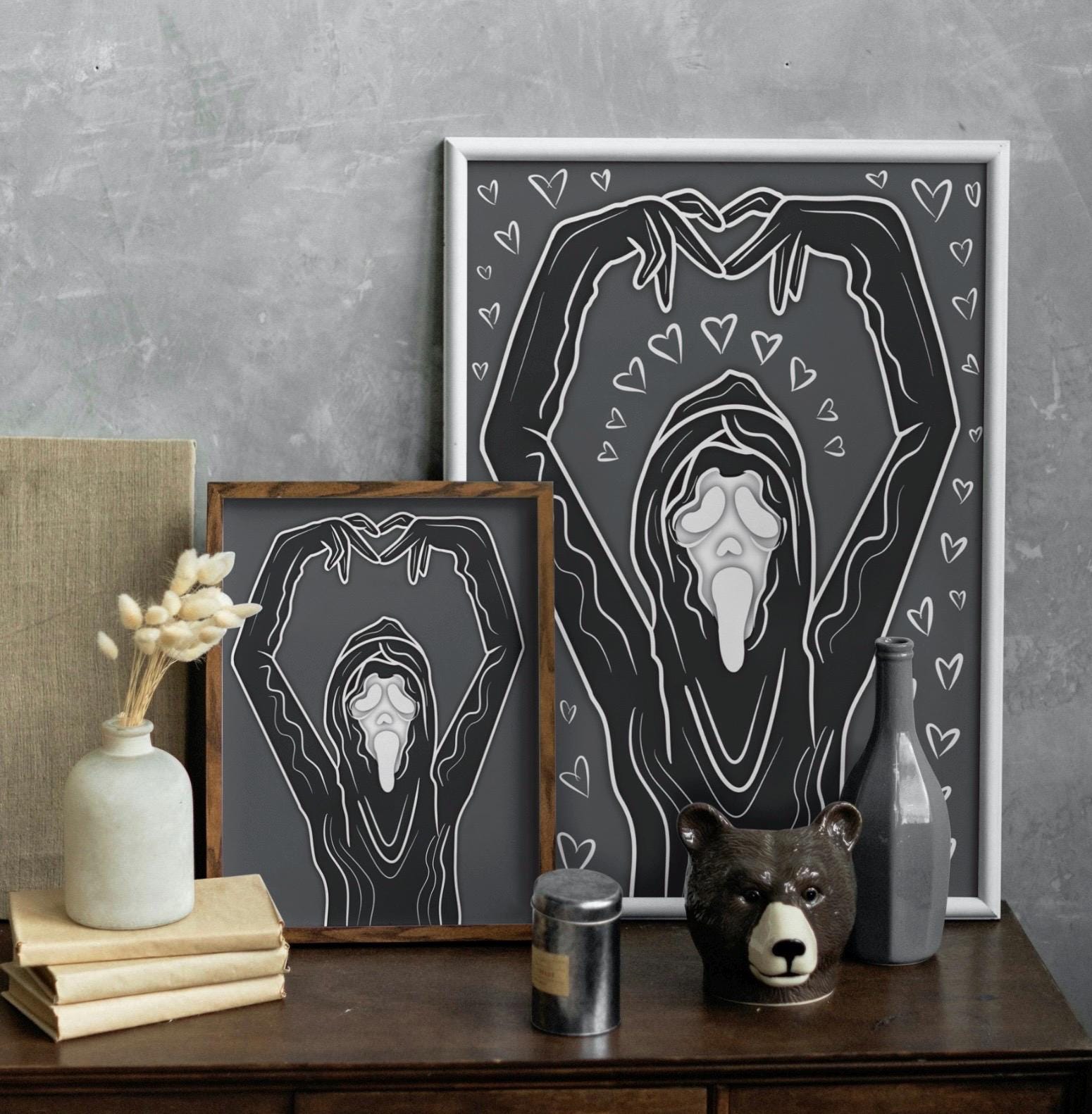 Halloween Ghost Print, Ghostface Poster Download, Digital Download Art ...