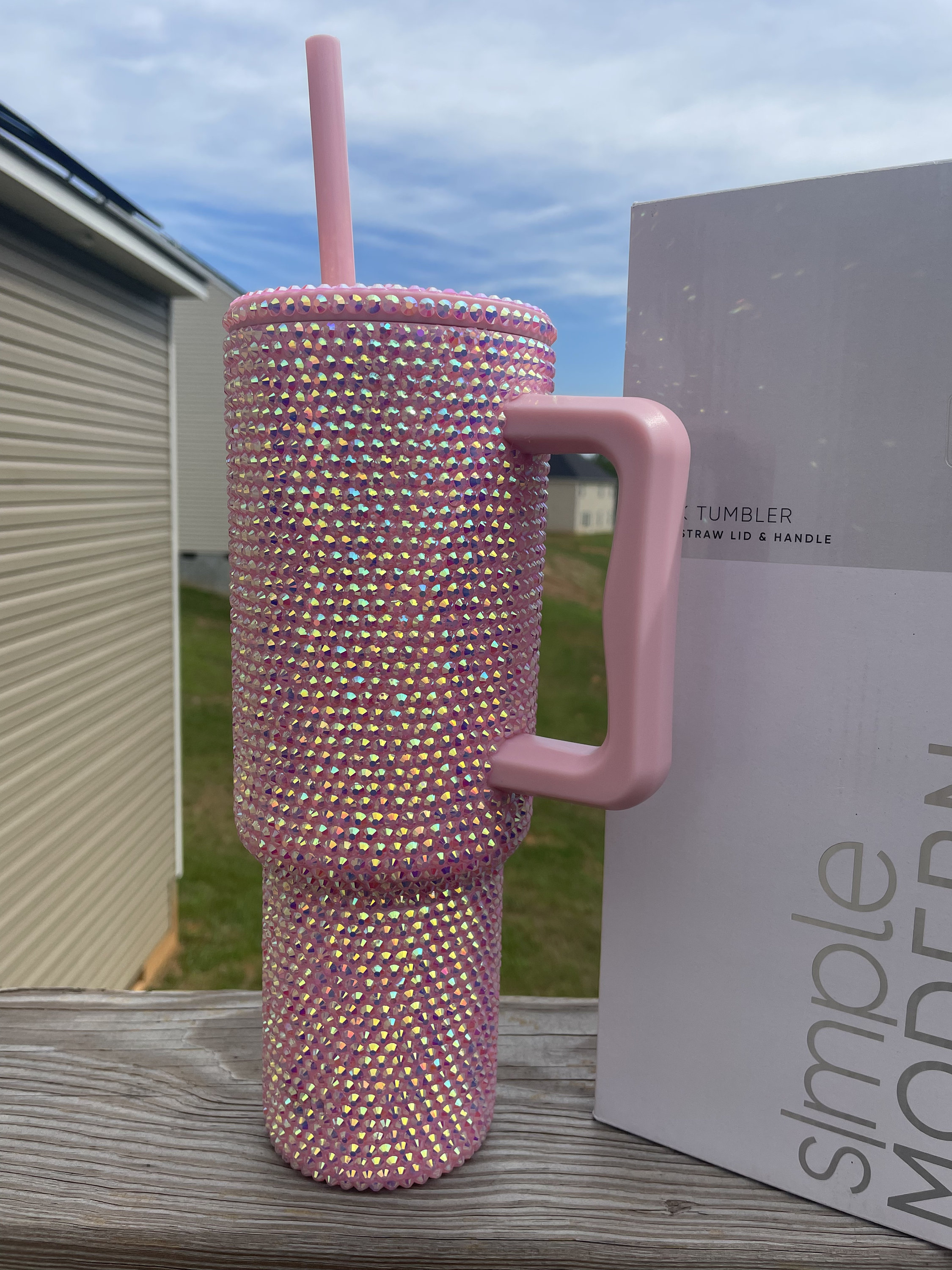 Simple Modern Pink Bling 40oz Trek READY TO SHIP - Etsy