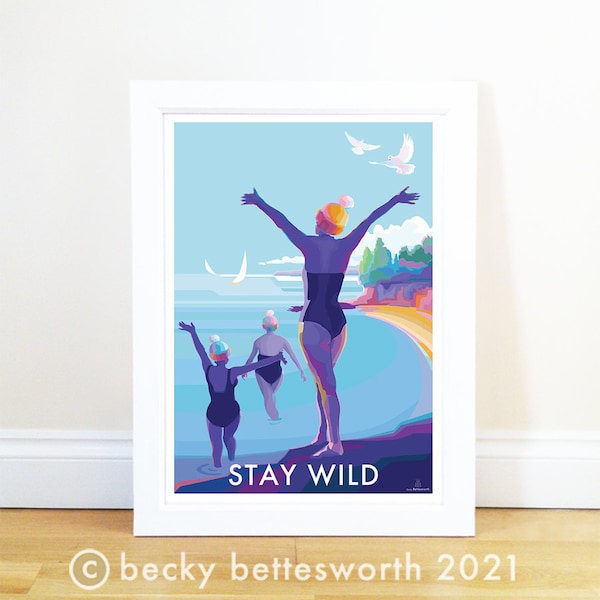 Stay Wild Poster - Etsy UK