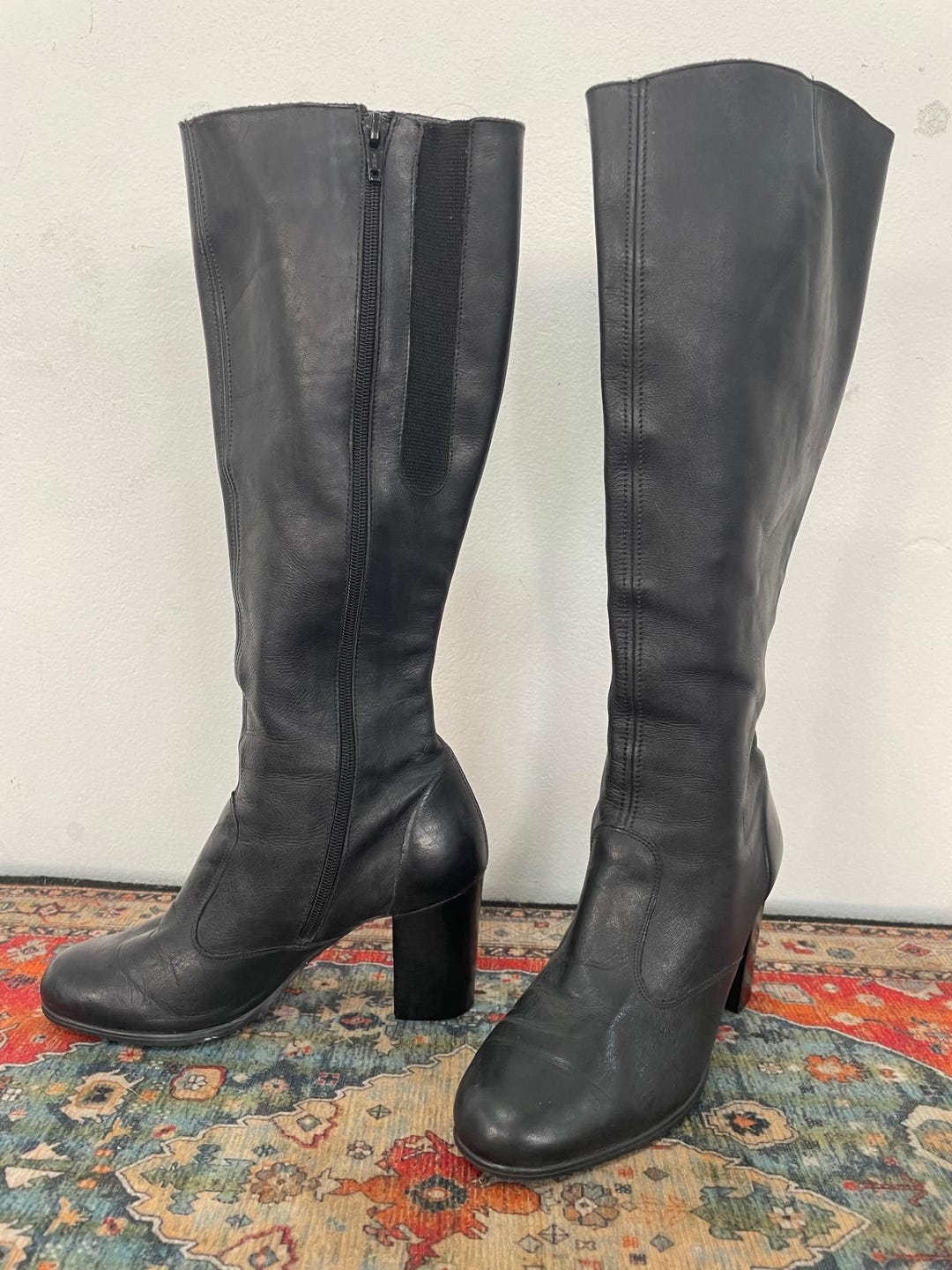 Vintage 80's Diana Ferrari Soft Leather Boots, Size 36.5 EU, Aus 6 - Etsy