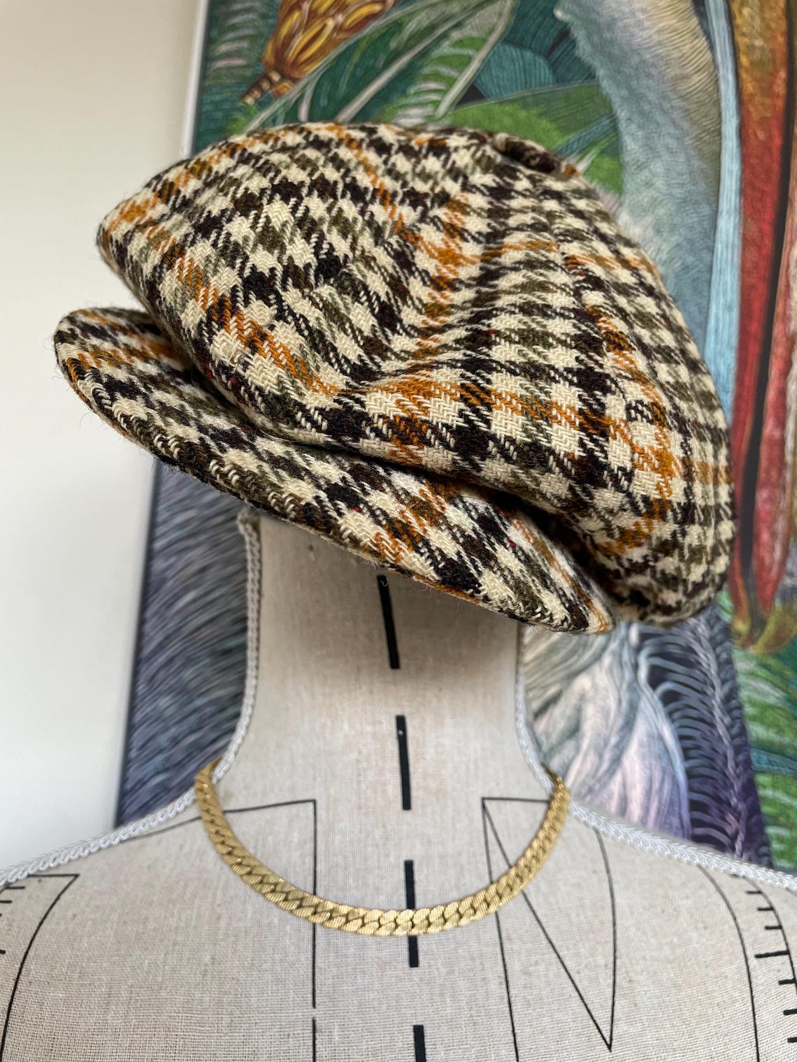 Donegal Handwoven Tweed Golf Hat - Etsy