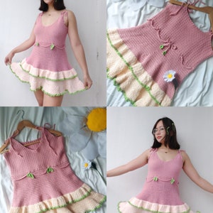 The Peony Petal Dress - PDF Crochet Pattern - Etsy