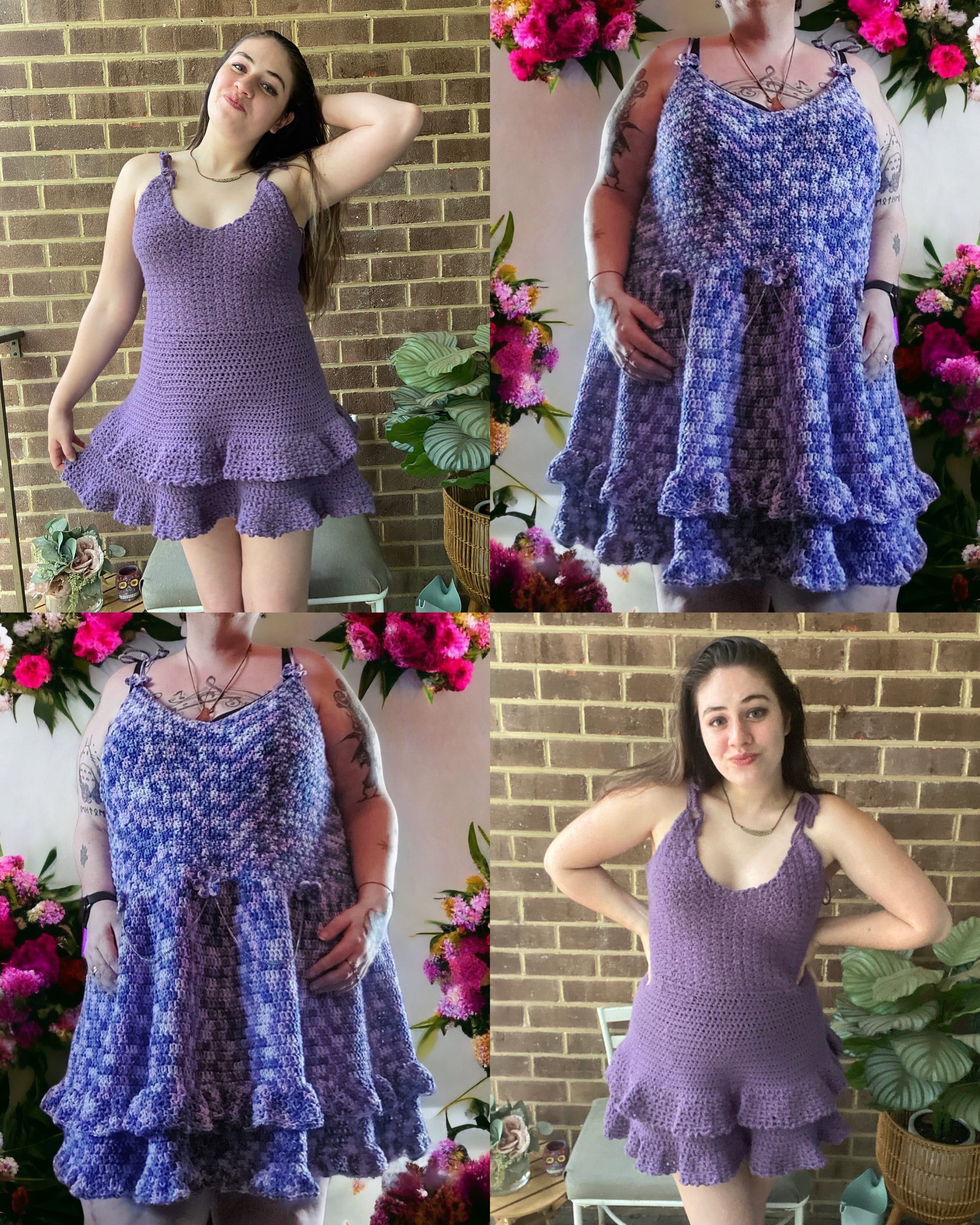 The Peony Petal Dress - PDF Crochet Pattern - Etsy
