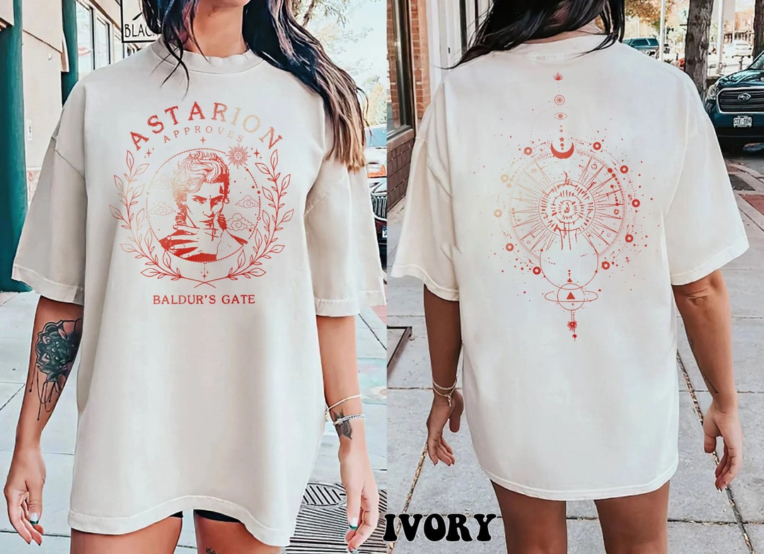 Astarion Shirt Astarion Baldur's Gate Shirt Adventure - Etsy