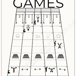 Crossfit Games Poster | Digital Download | Crossfit Games Merch Poster ...