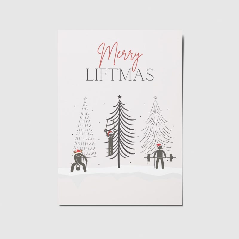 Christmas Cards for Gym Instructor - Etsy