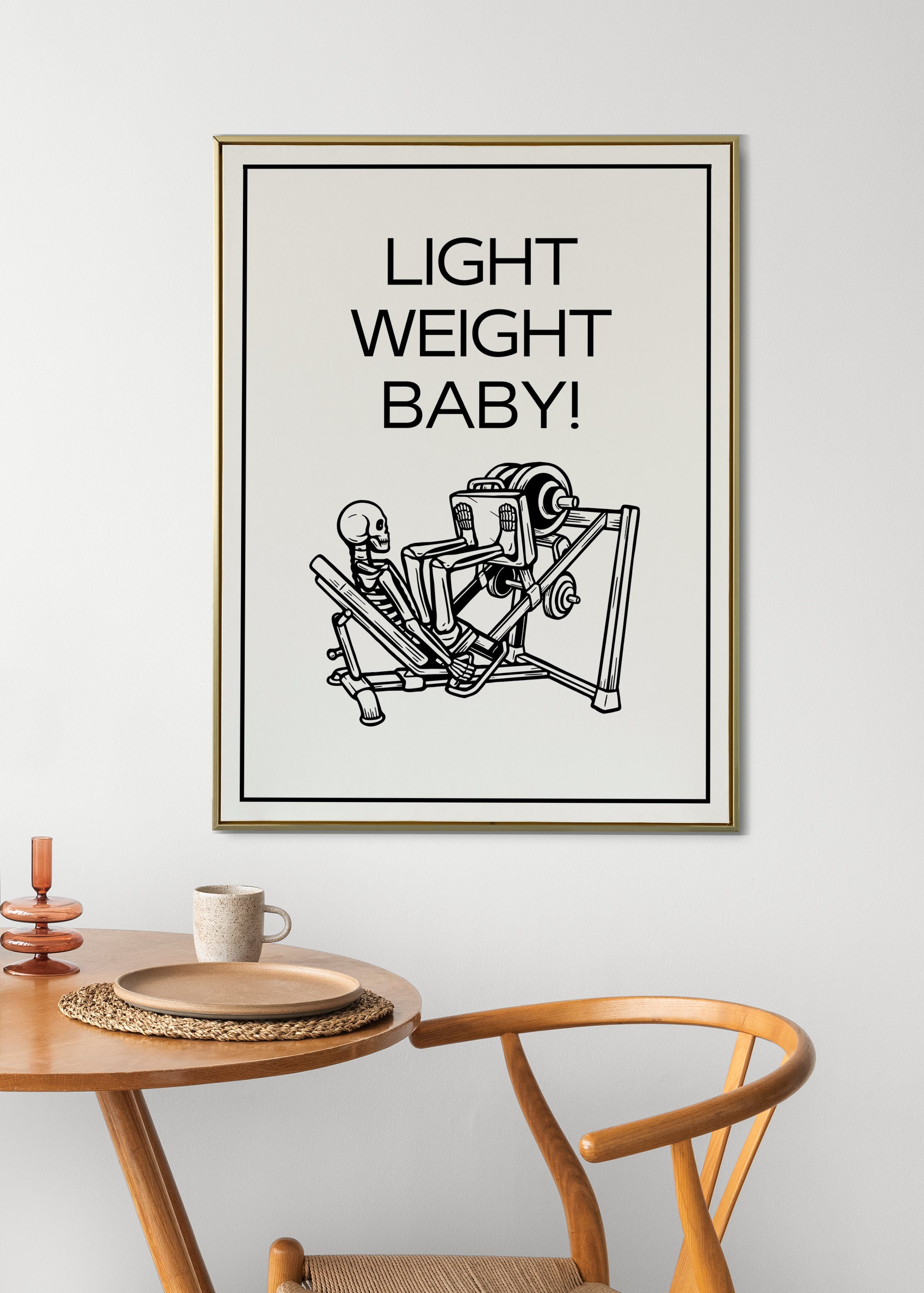 Fitness Poster for Print Digital Download | Bodybuilding Posters ...