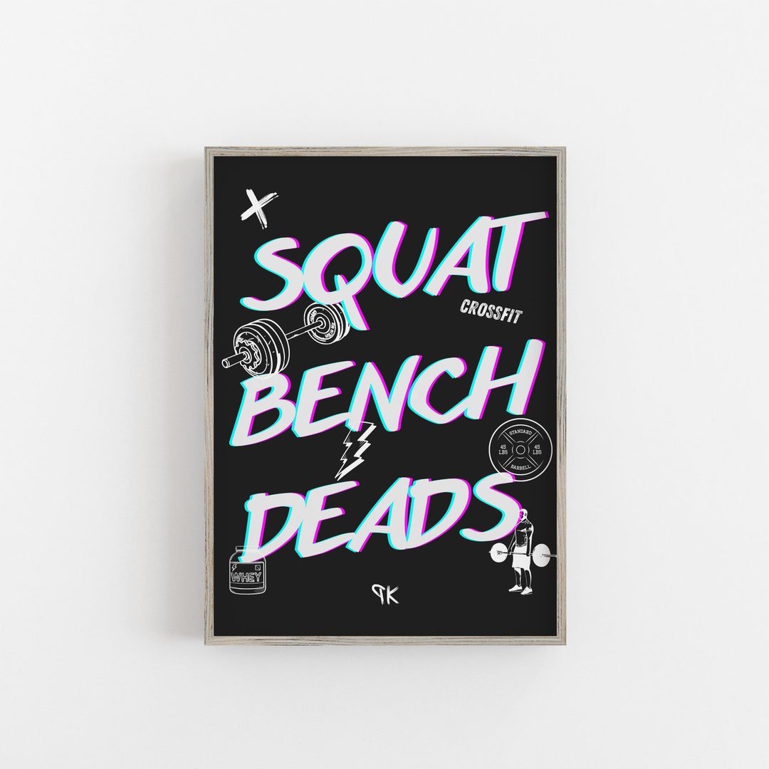 Crossfit Art Poster Digital Download | Fitness Motivation Poster | Gym ...