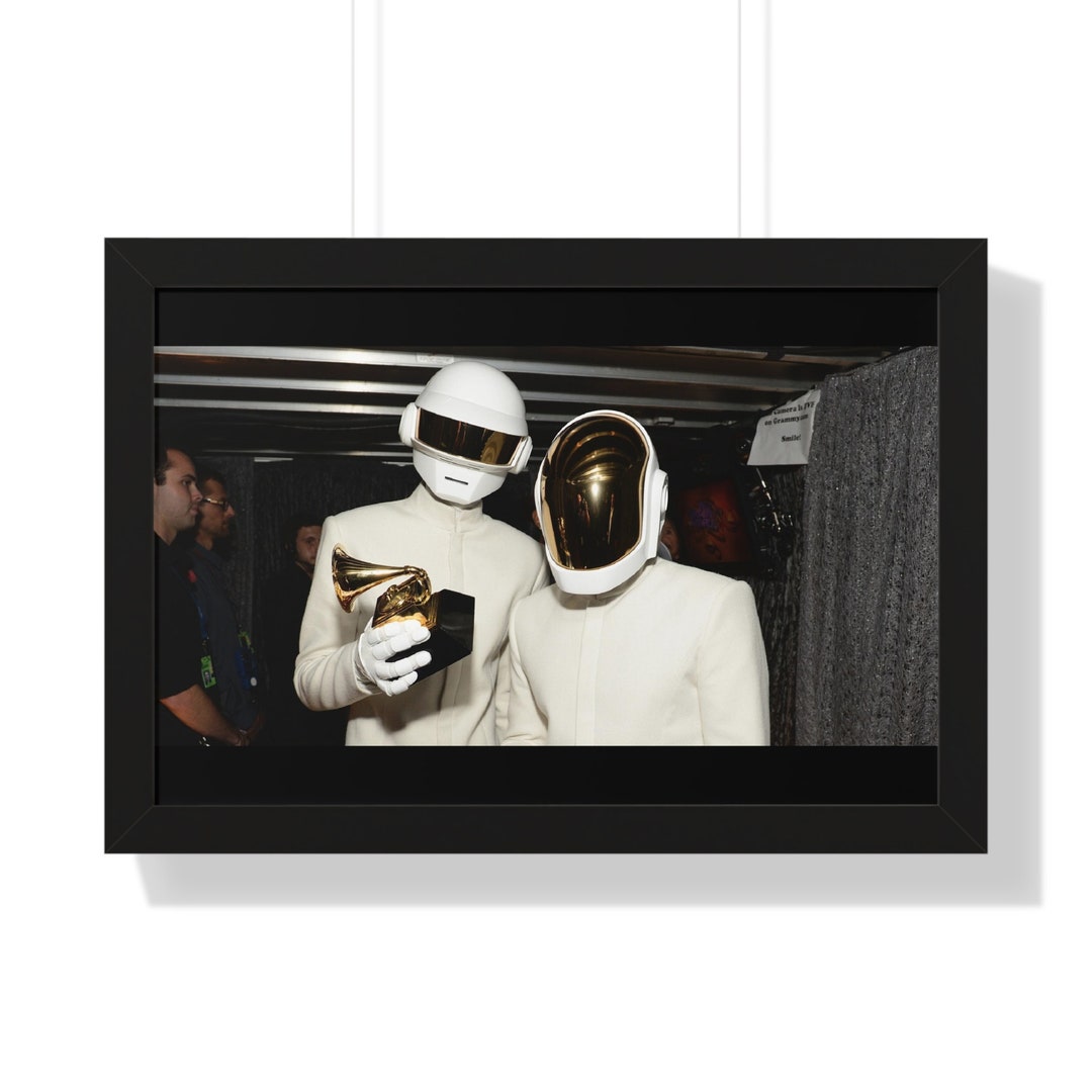 Framed Horizontal Poster Daft Punk Grammy Awards - Etsy
