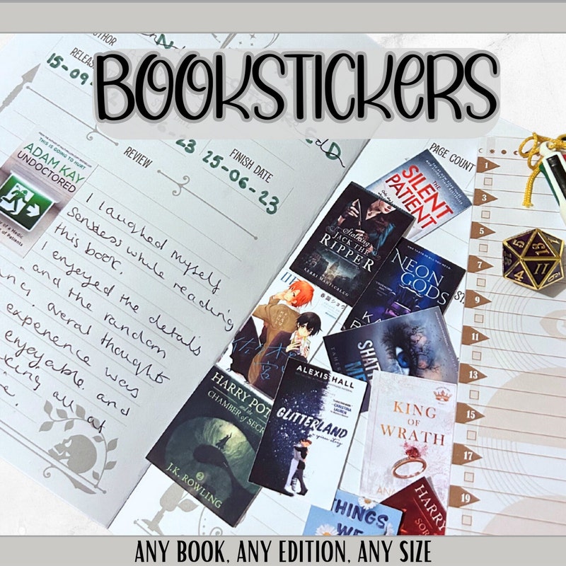 Book Stickers - Etsy