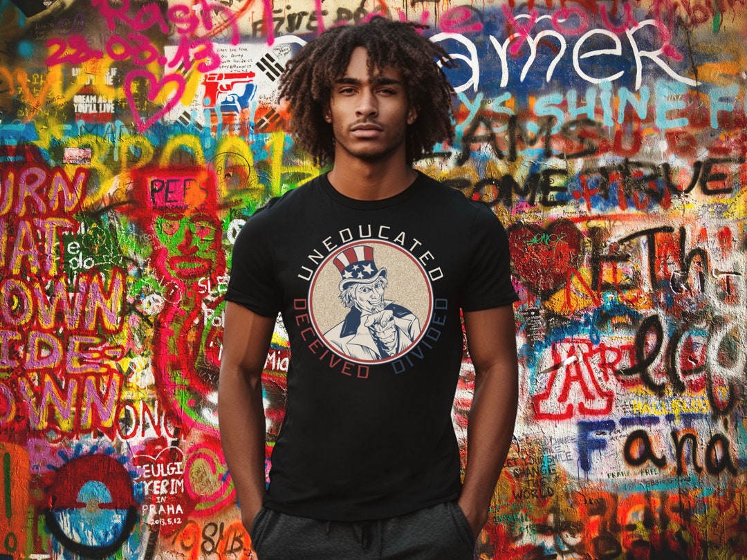 Divided and Conquered T-shirt Realize the Lies Wake up Sheeple - Etsy