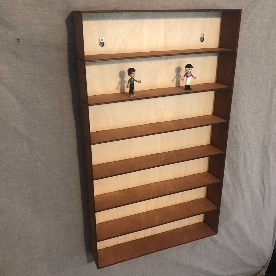 Lego Figure/collectibles Display Shelf. 7 Shelf Unit. Wall Mounted ...