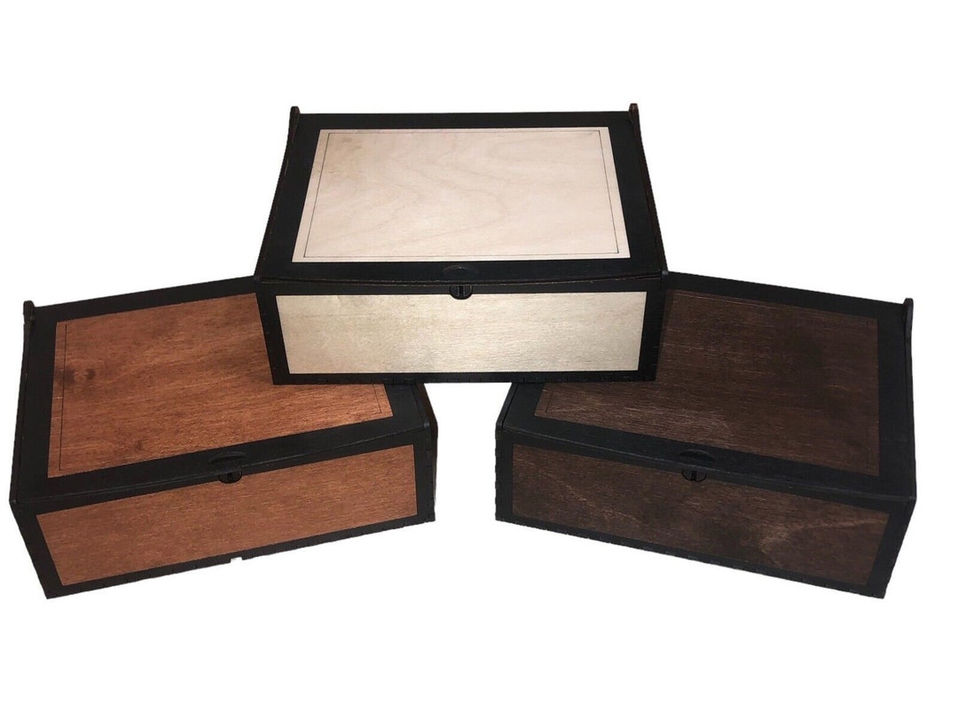 Standard, Smokers Box With Rolling Tray. Available in 3 Wood Finishes ...