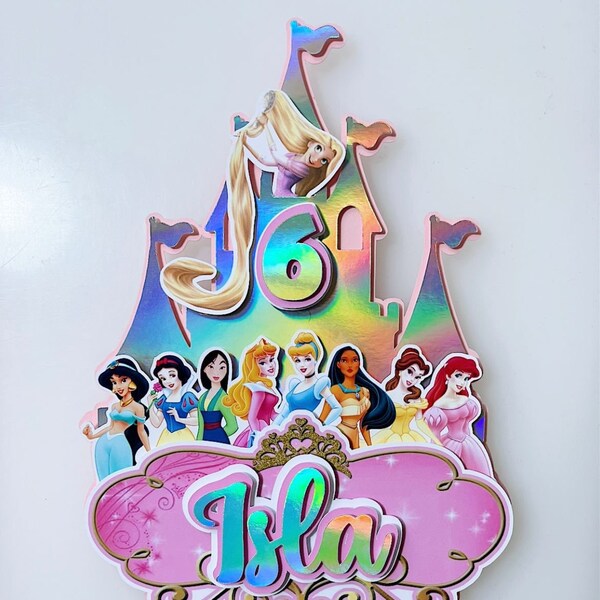 Princess Cake Topper - Etsy UK