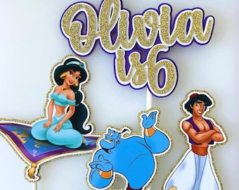 Princess Jasmine Cake Topper - Etsy