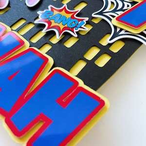 Spider Man Cake Topper /any Name, Any Age. - Etsy