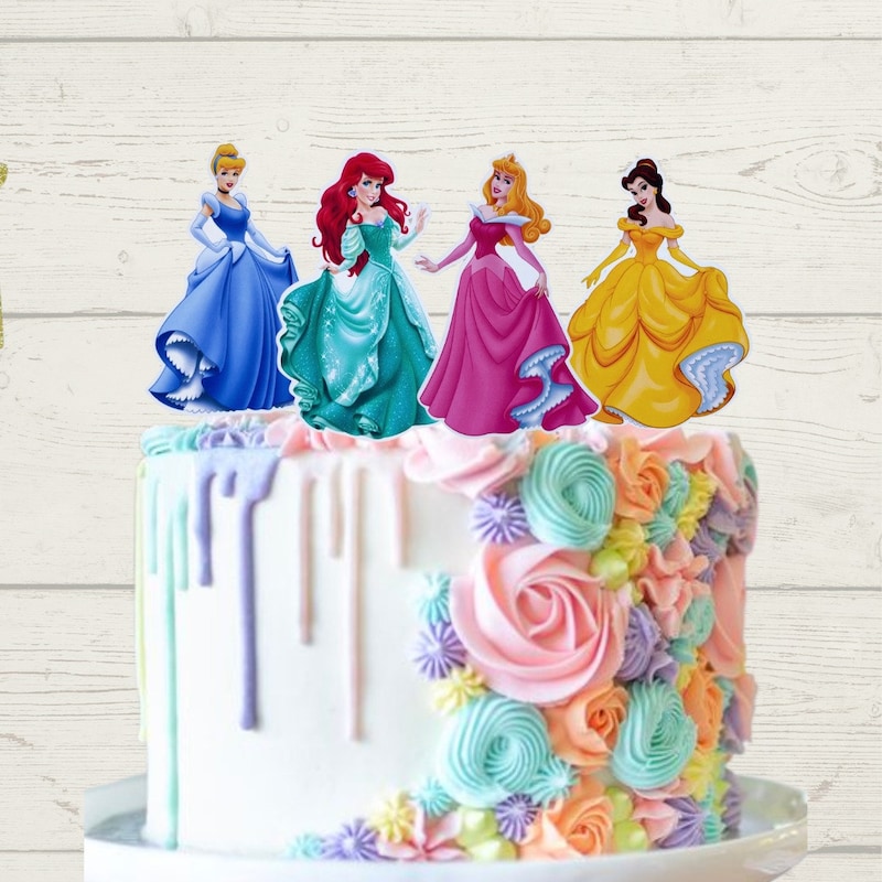 Princess Cake Toppers - Etsy
