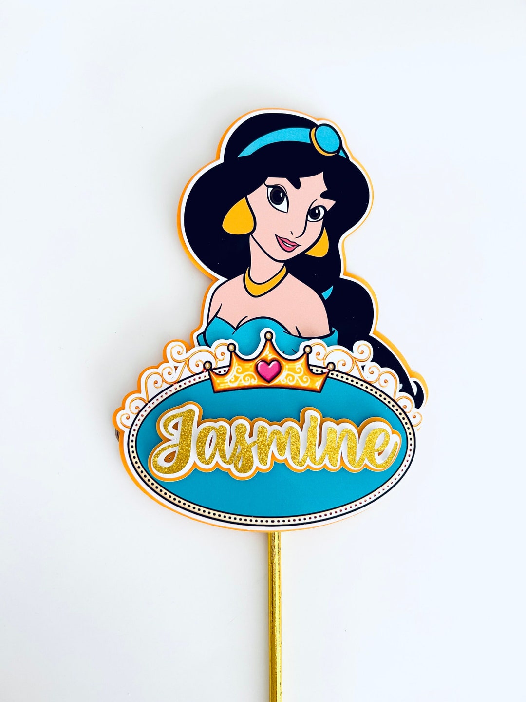 Princess Jasmine Cake Topper / Next Day Shipping. - Etsy
