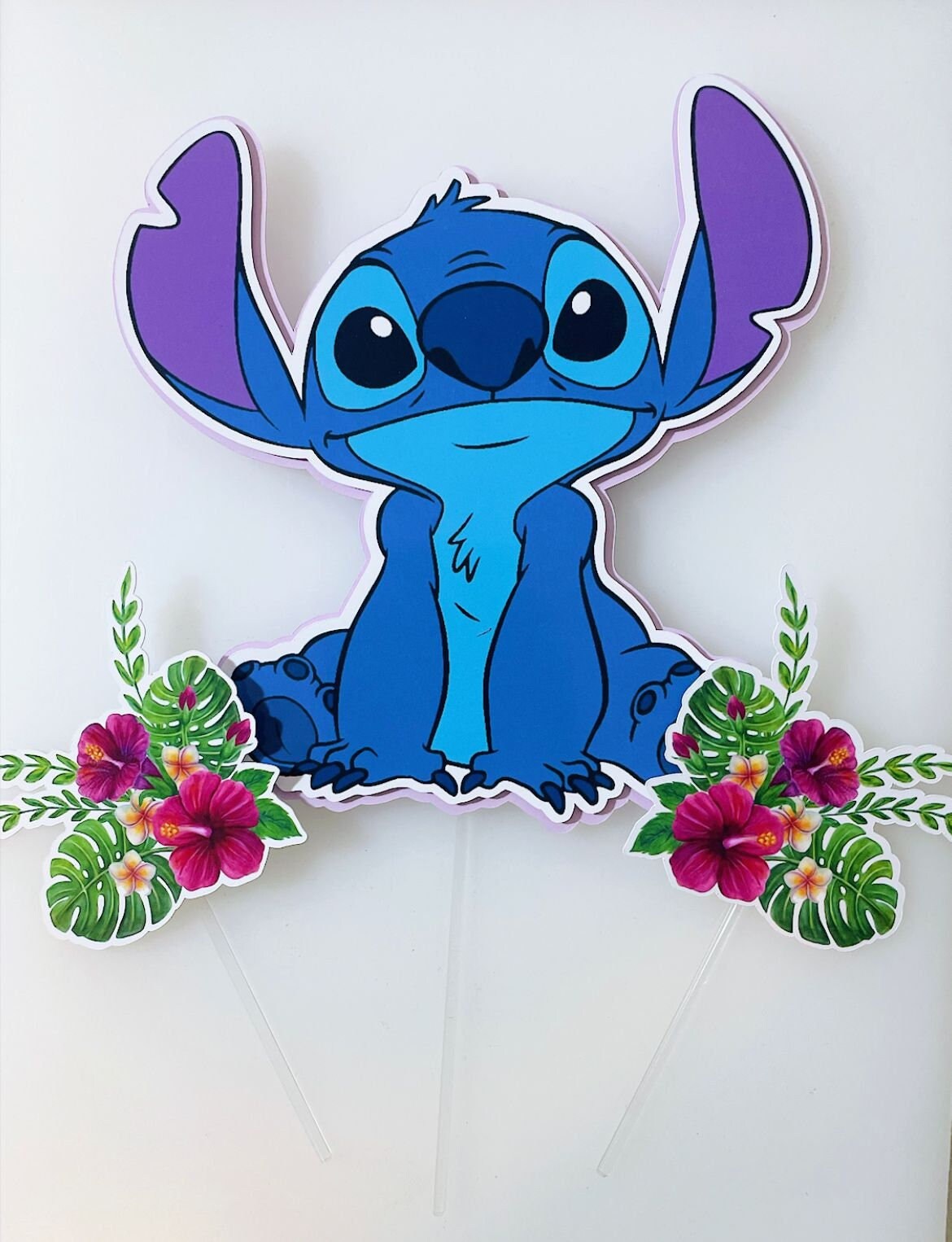 Stitch Cake Topper / 3 Pieces. - Etsy UK