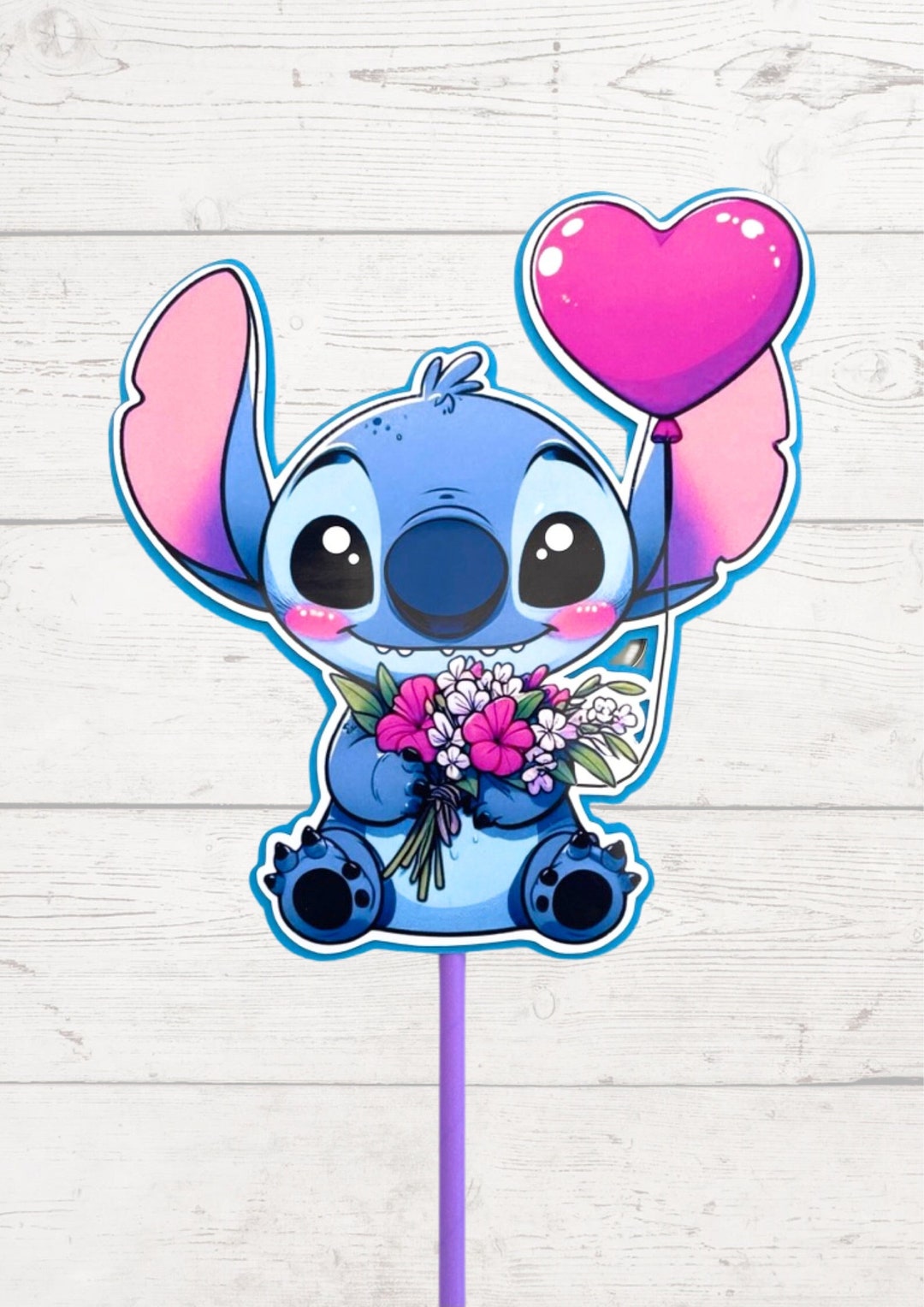 Stitch Cake Topper - Etsy
