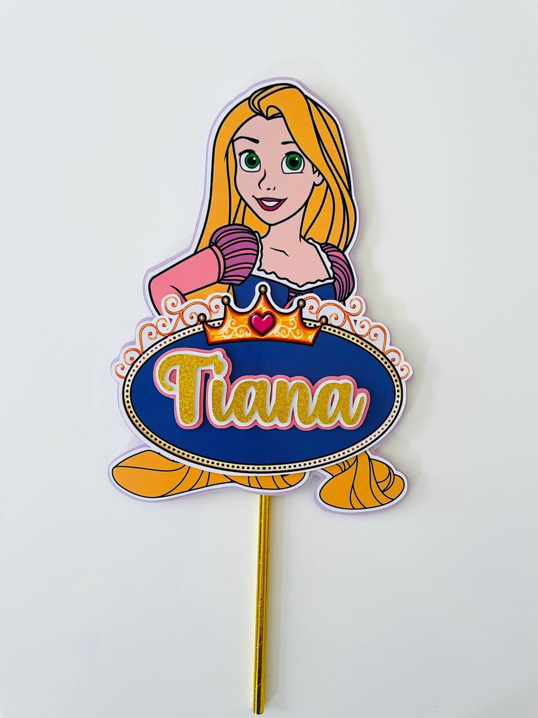 Princess Rapunzel Cake Topper. - Etsy
