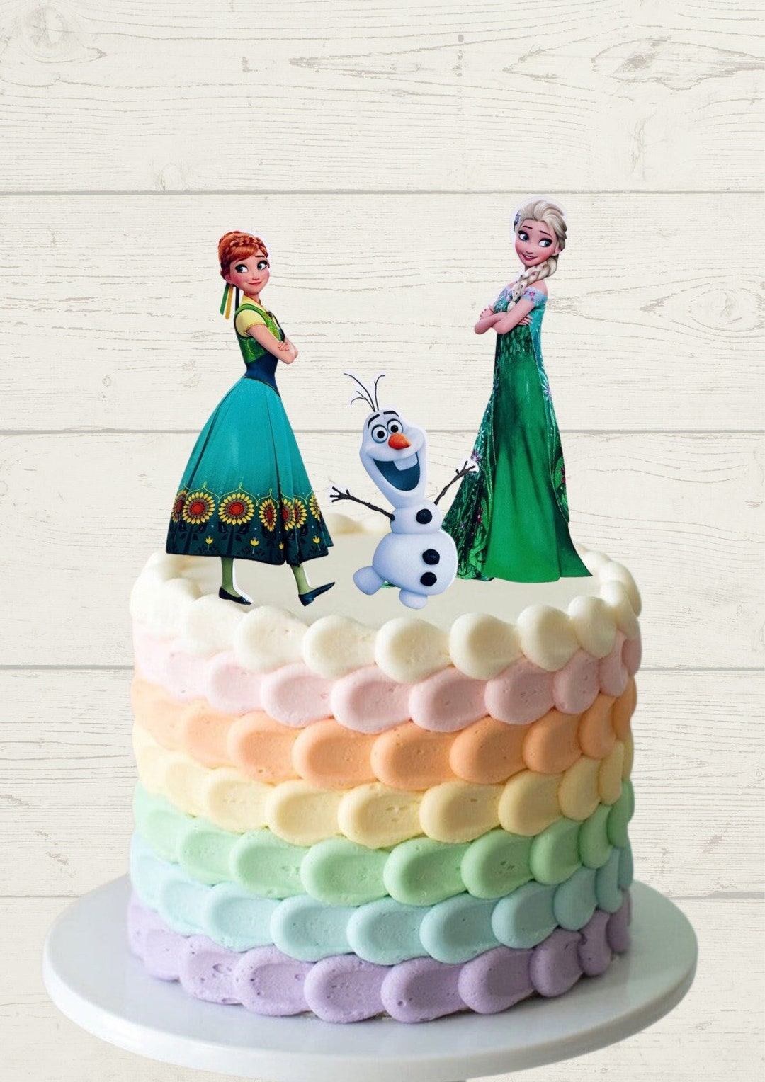 Frozen Cake Topper / 3 Pieces. - Etsy