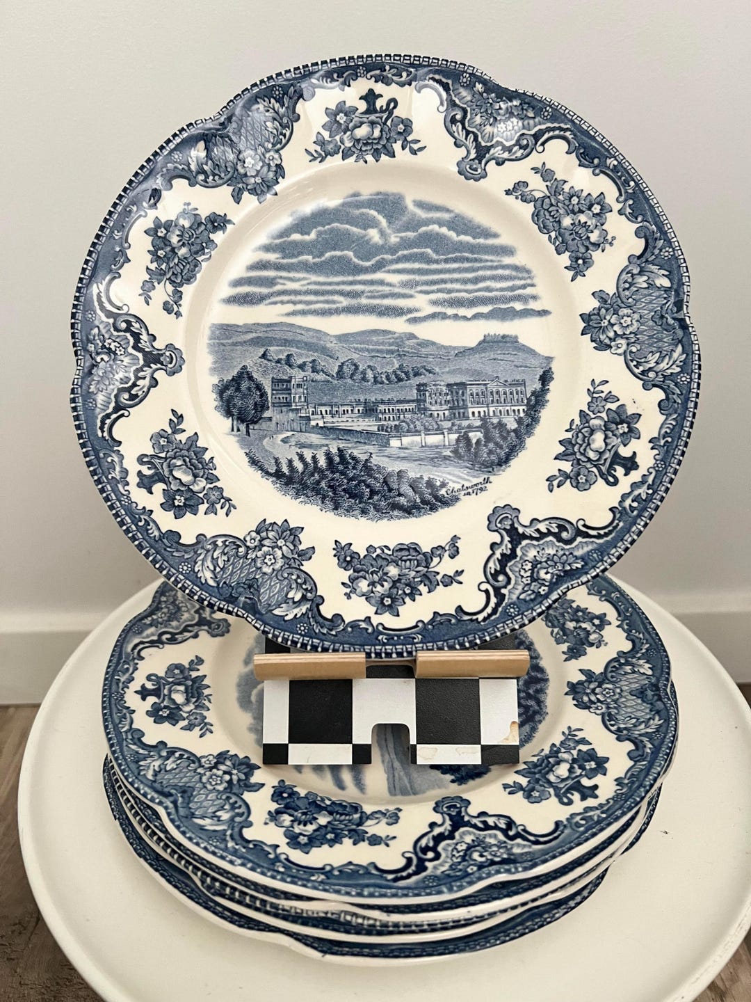 Antique Johnson Bros England Old Britain Castles Plate Set of 6 - Etsy