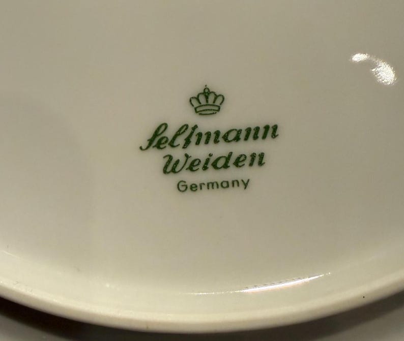 Vintage Seltmann Weiden Porcelain Cake Stand | Floral 2-tier Dessert ...