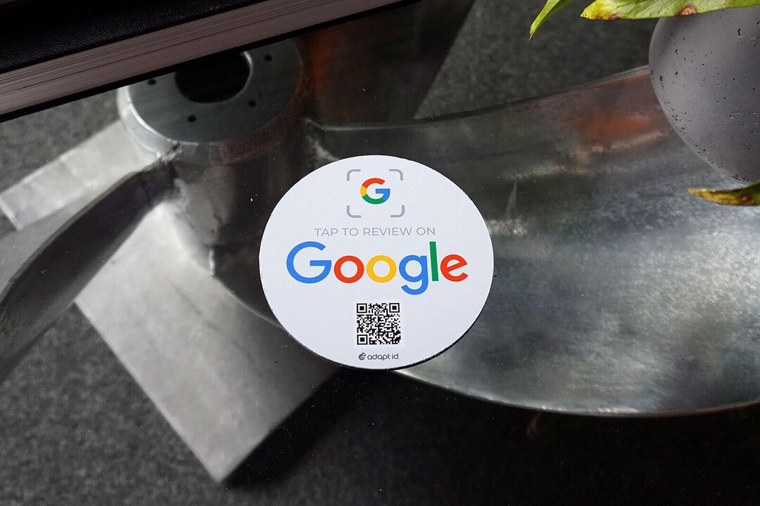 Adapt ID Contactless Google Review Sign - NFC and QR - Etsy