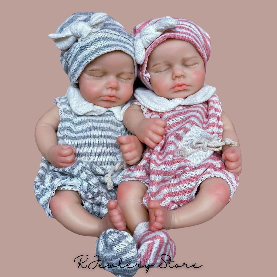 33CM Reborn Realistic Lifelike Full Body Silicone Doll, Reborn Baby ...