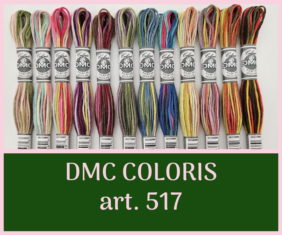 DMC COLORIS Embroidery Floss 4500-4523 (art. 517) - Etsy