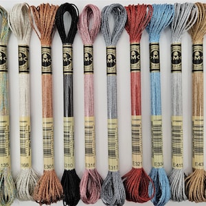 DMC LIGHT EFFECTS Embroidery Floss art. 317W Choose From 24 Available Colors - Etsy