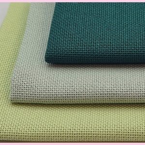 Zweigart Lugana 25ct - Evenweave Fabric - Rayon Blend - 140cm (55 ...
