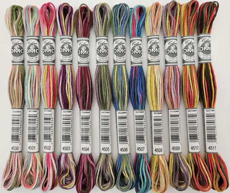 DMC COLORIS Embroidery Floss 4500-4523 (art. 517) - Etsy