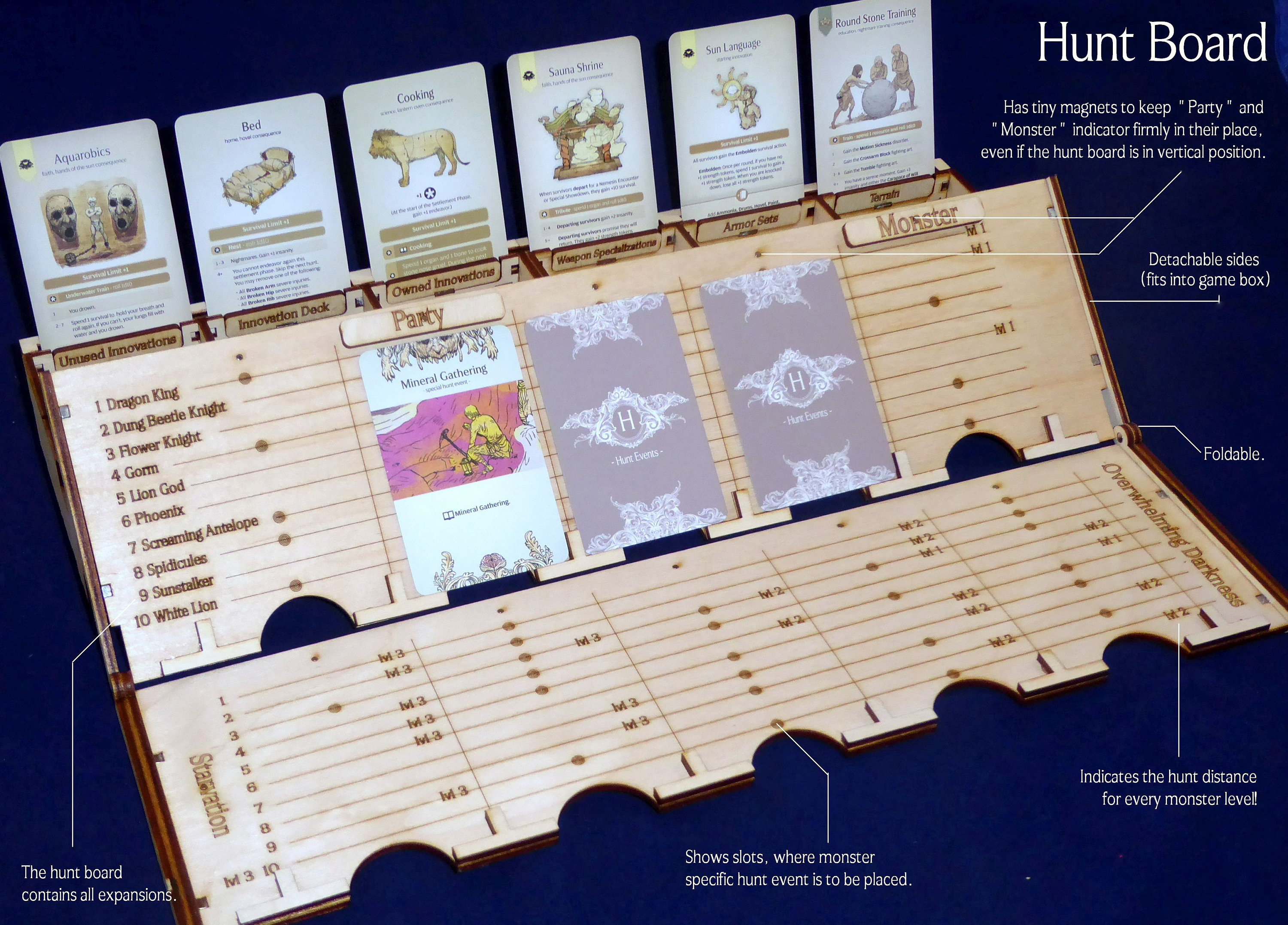 KDM Central Console & Hunt Board - Etsy