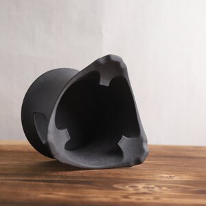 Volcanic Stone Ceramic Tea Kettle With Overhead Bamboo Handle - Etsy