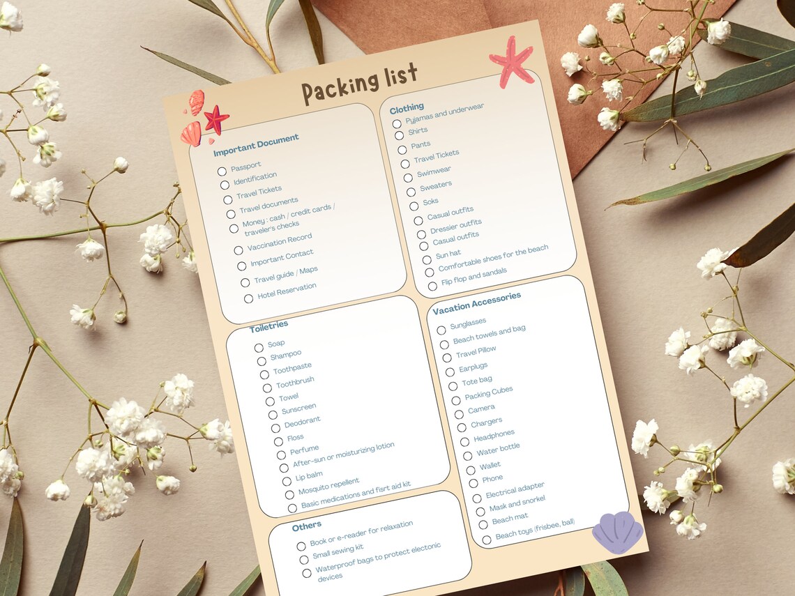 Family Travel Packing List, Caribbean Packing List, Europe Packing List ...