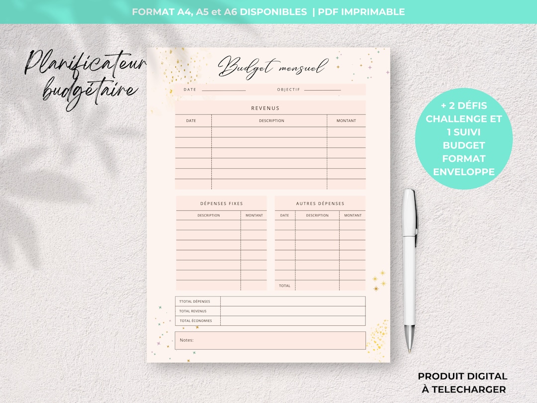 Expense Tracking, Budget Planner, Budget Planner French Budget Planner ...