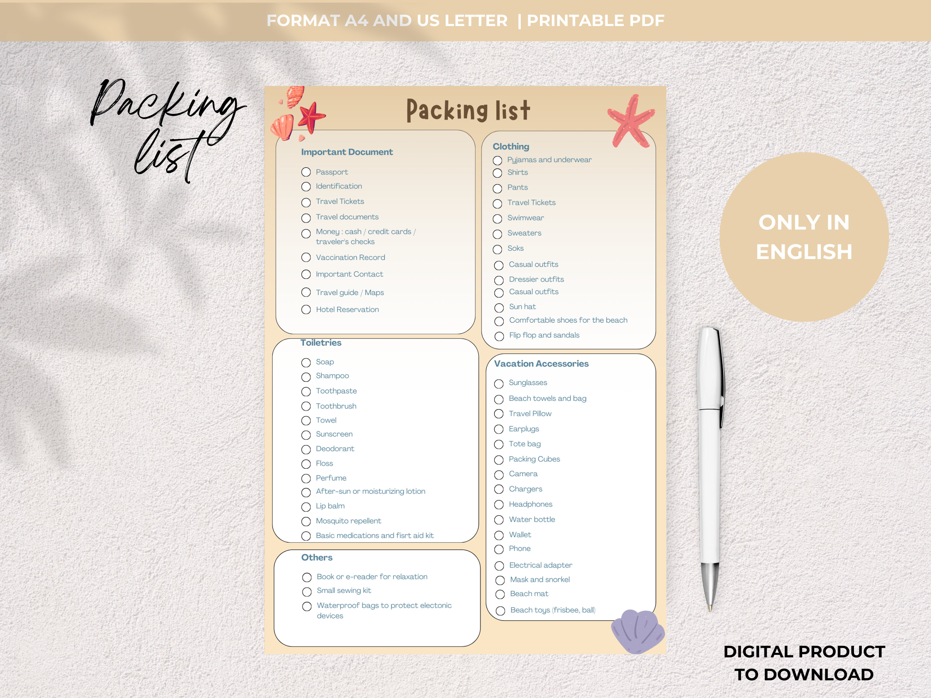 Family Travel Packing List, Caribbean Packing List, Europe Packing List ...