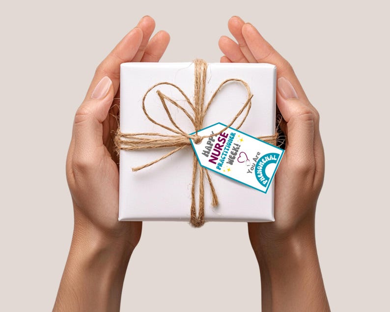Nurse Practitioner Week Gift Tag, Thank You Tags, Nurse Gift Tag ...