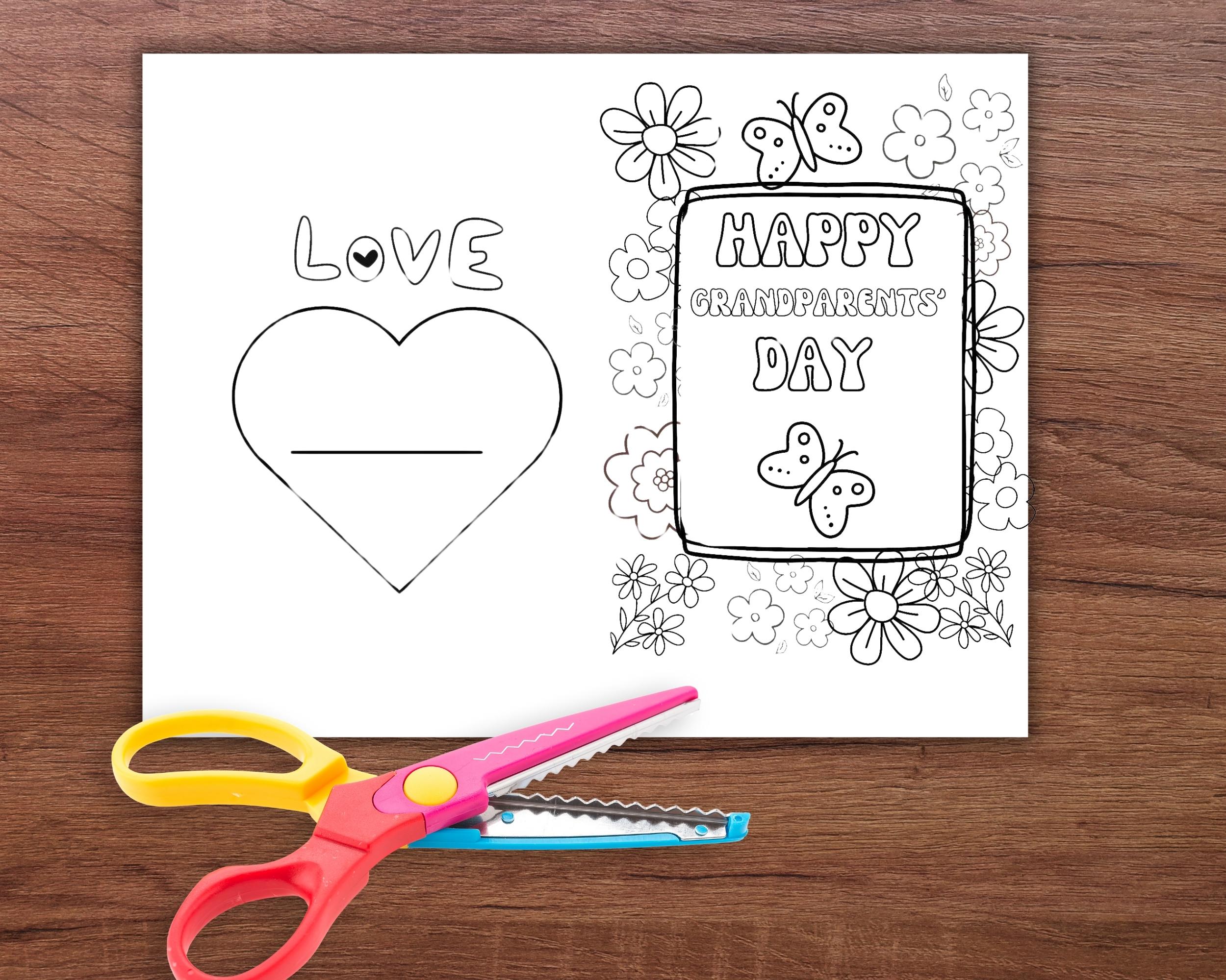 Happy Grandparents Day Coloring Pages