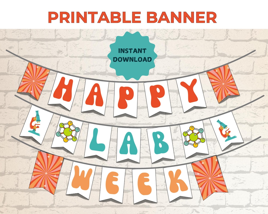 Lab Week 2025 Banner, Laboratory Bulletin Board Idea, Lab Professionals ...