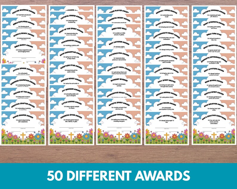 VBS Awards Printable Awards, Vacation Bible School Certificates ...