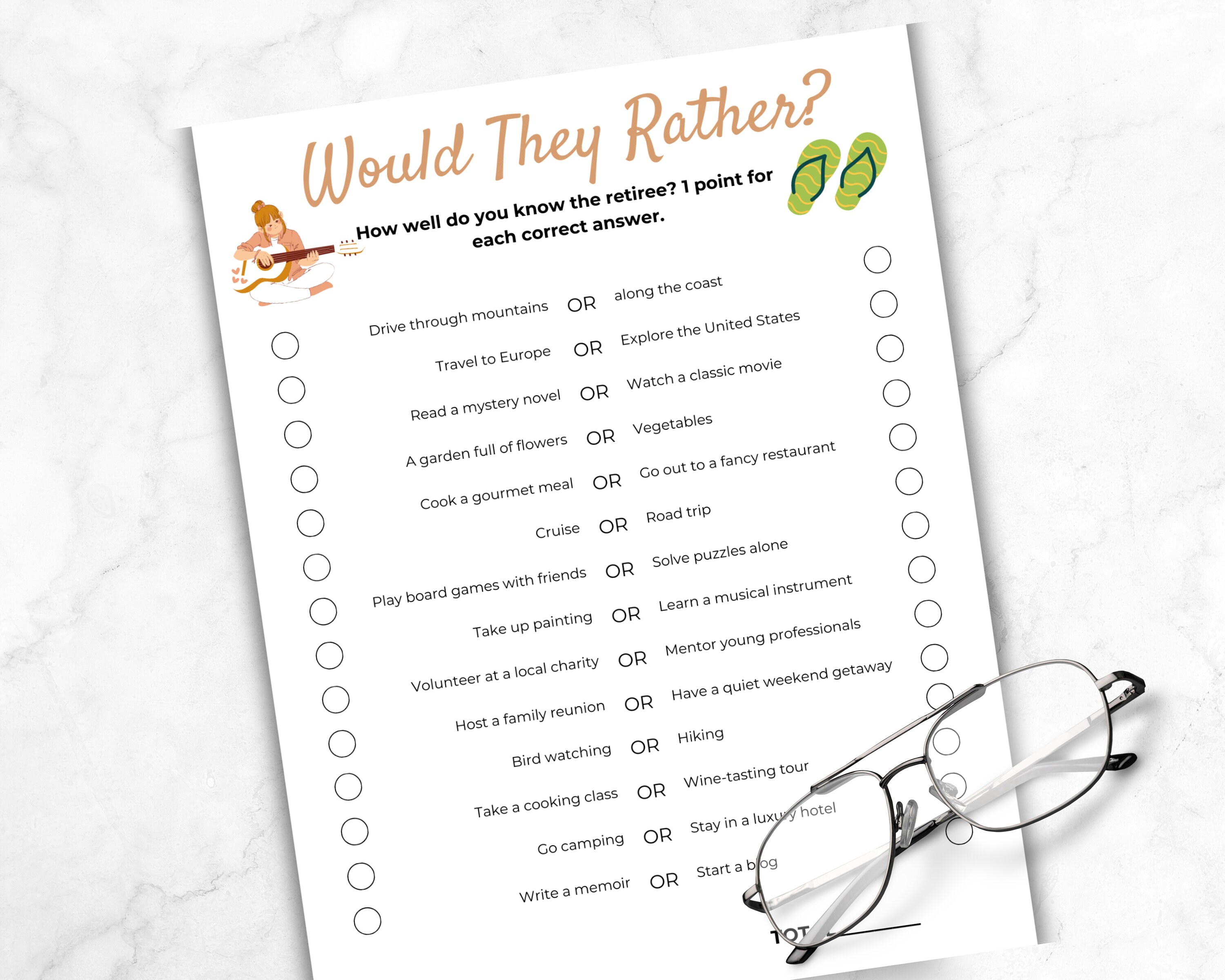 Would They Rather? How Well Do You Know the Retiree? Retirement Game ...