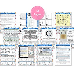 Mad Scientist Escape Room for Kids - Escape the Lab , Printable Teen ...
