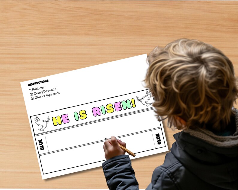 12 Easter Story Crowns, Printable Christian Headbands for Sunday School ...