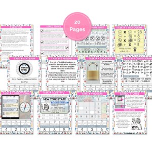 Escape Room for Kids - Escape the Lab , Printable Game With 9 Puzzles ...