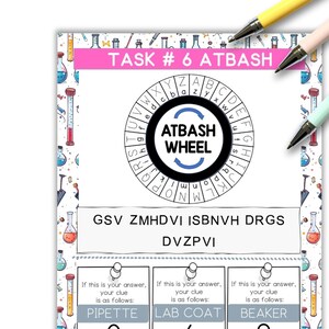 Escape Room for Kids - Escape the Lab , Printable Game With 9 Puzzles ...