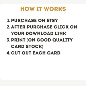 Bible Verse New Year Affirmation Cards, 60 Printable Cards, Christian ...